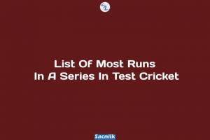 List Of Most Runs In A Series In Test Cricket | Entertainment News ...